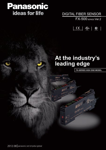 FX-500 Catalog - Panasonic Electric Works Corporation of America