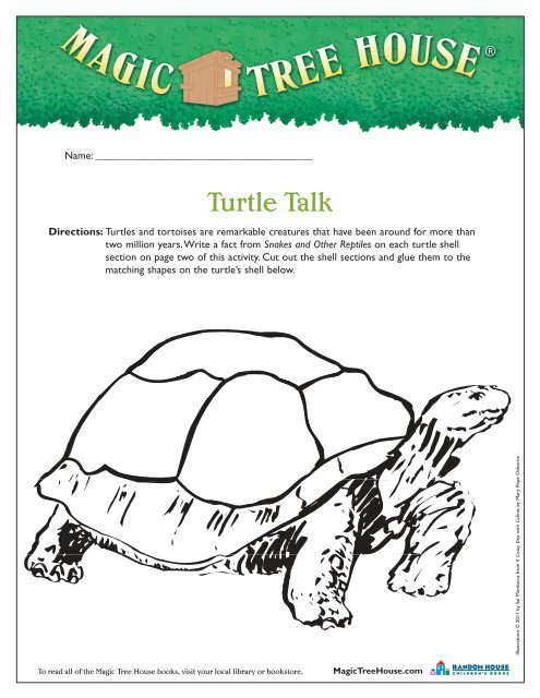 Turtle Talk - Magic Tree House