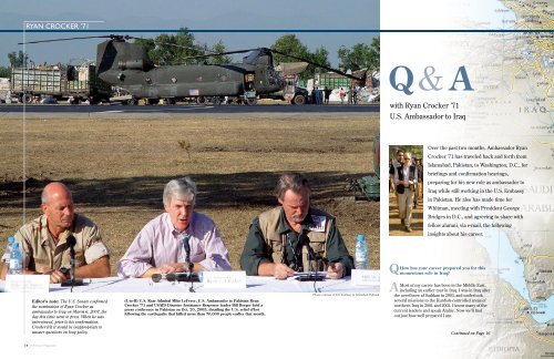 RYAN CROCKER - Whitman College