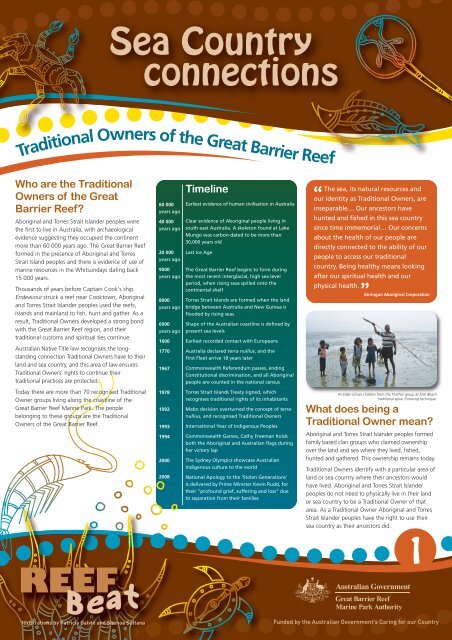 Tra rReef - Great Barrier Reef Marine Park Authority