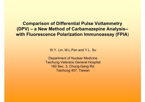 Comparison of Differential Pulse Voltammetry (DPV) â€“ a New ...