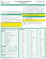 Test Menu PDF - NeoGenomics Laboratories