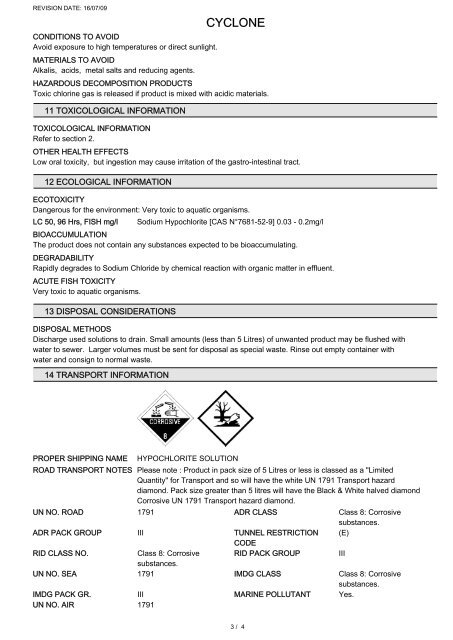 REVISION DATE: 16/07/09CY