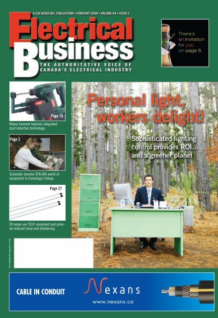 CABLE IN CONDUIT - Electrical Business Magazine