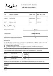 Job Description Form - Ruah Community Services