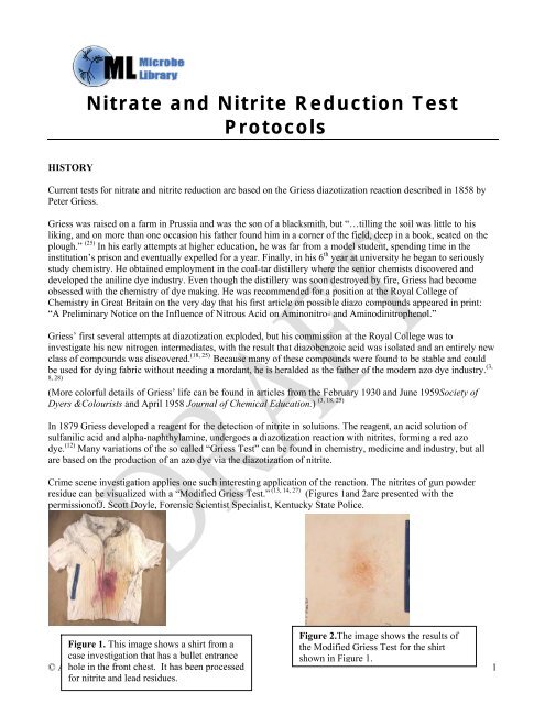 Nitrate and Nitrite Reduction Test Protocols - asmcue