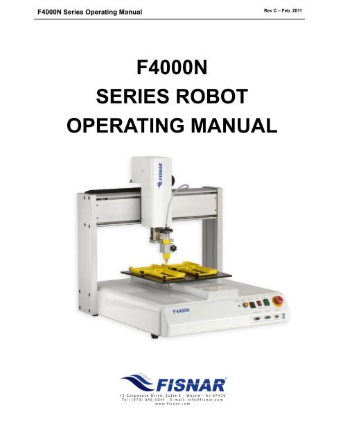 F4000N Manual - Fisnar.fr