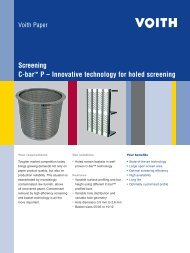 Centrifugal Separation Low Consistency Cleaner KS900 ... - Voith