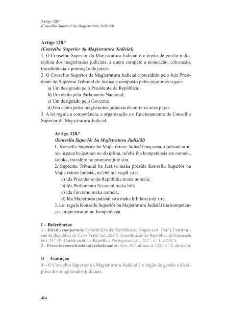 Artigo 128.°(Conselho Su