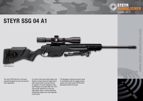 STEYR SSG 04 A1 - Steyr Mannlicher