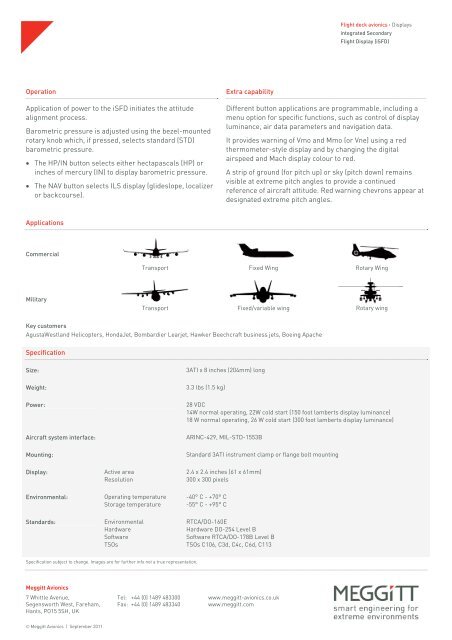 Flight deck avionics