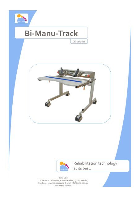 Flyer Bi-Manu-Track - Reha Stim