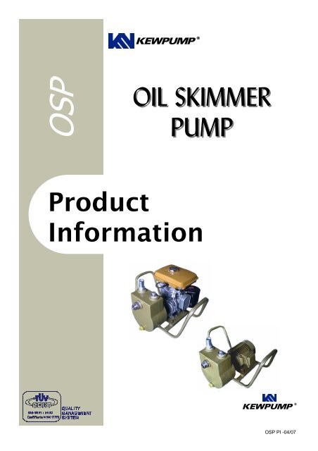 OSP Catalog - Kewpump