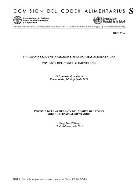 desbloquear Diploma miércoles aditivos alimentarios codex Alboroto ...