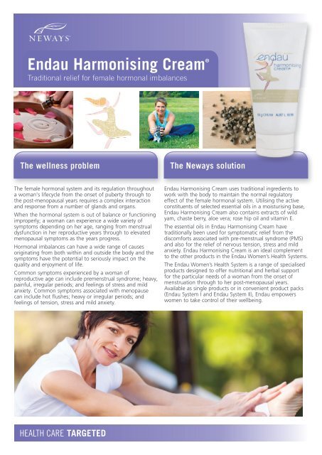 Endau Harmonising Cream® - Neways International