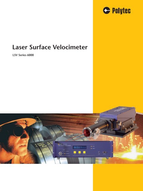 Laser Surface Velocimeter LSV Series 6000 - Polytec Ltd.