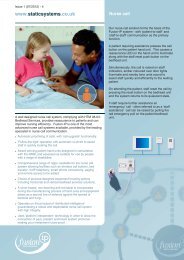 Nurse Call Equipment Spares - Static Systems Group plc