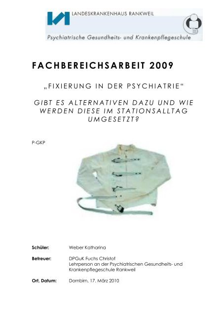 Fixierung in der Psychiatrie