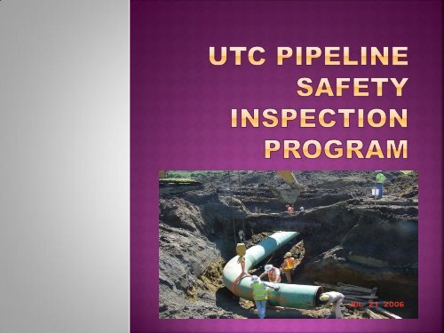 UTC Pipeline Inspection Process