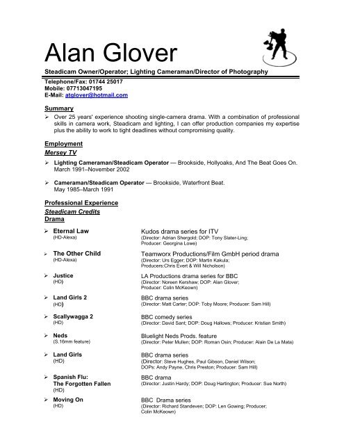 CV OCT 11B - Alan Glover