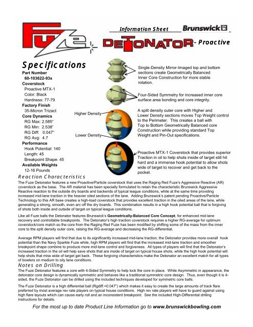 Fuze Detonator - Brunswick Bowling