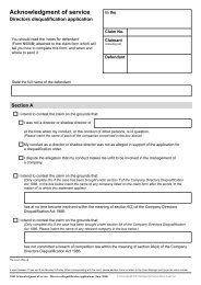 SECTION 9 Statement of fa
