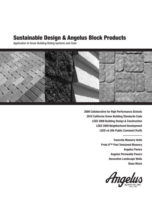 Angelus Block Products and Sustainable Design - Angelus Block Co ...