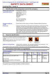 SAFETY DATA SHEET - SML Marine Paints
