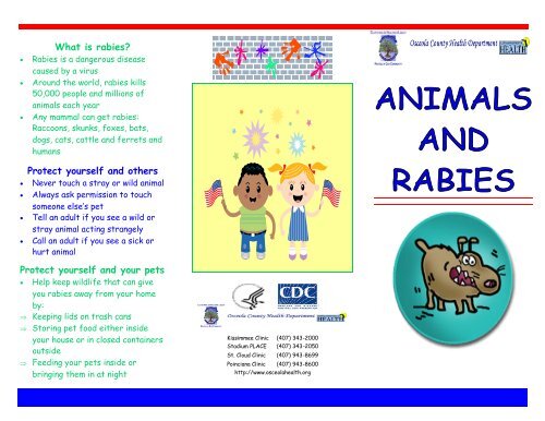 CHILDREN'S rabies Brochure ENGLISH FINAL