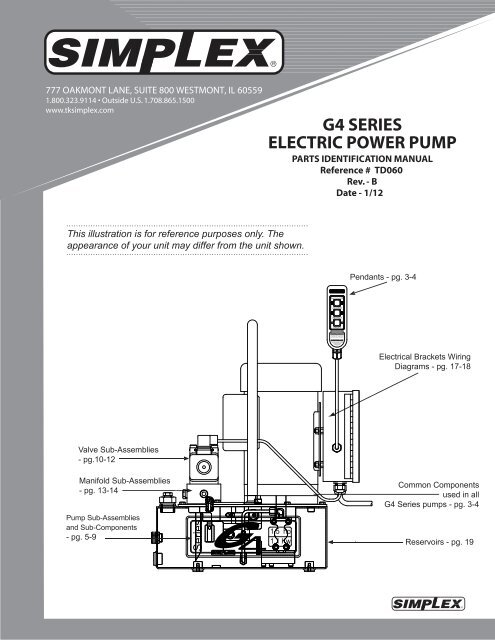 G4 SERIES ELECTRIC POWER PUMP - Simplex