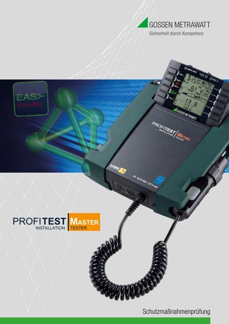 Prospekt PROFITEST MASTER-Serie