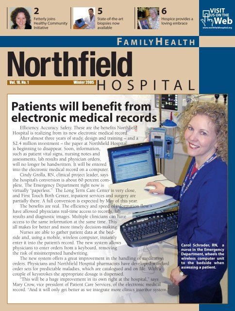 Winter 2005 - Northfield Hospital