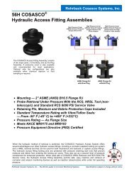 COSASCO Hydraulic Access Fitting Assemblies - Rohrback ...