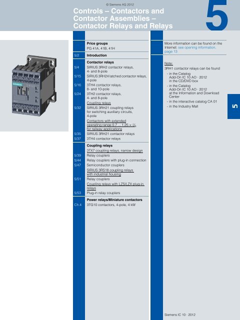 Contactor Relays
