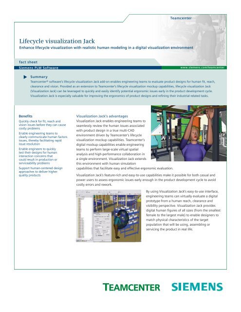 Brochure - Lifecycle Visualization Jack - Geometric Solutions