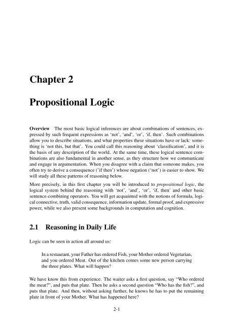 Chapter 2 Propositional Logic Logic In Action 1264