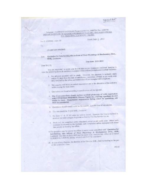 Quotation for interlocking tiles