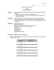 Lab 6 Series-Parallel DC Circuits Objective: Students ... - PAWS