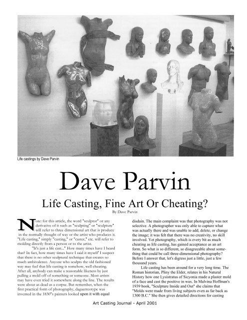 Dave Parvin - The International Life Cast Museum