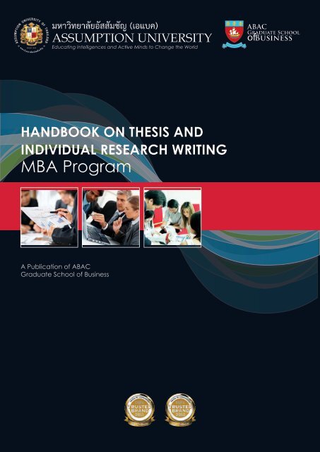 MBA Thesis Handbook - Assumption University of Thailand
