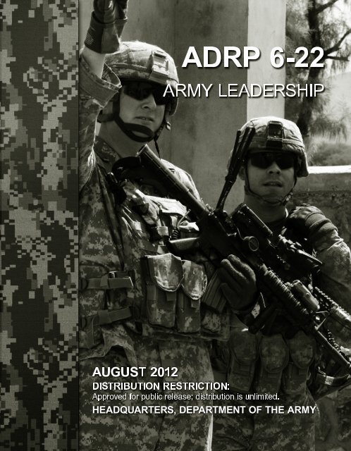 ADRP 6-22 Army Leadership - Office of the Chief of Chaplains - U.S.