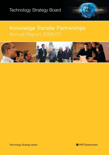 Annual Report 2006/07 - Knowledge Transfer Partnerships