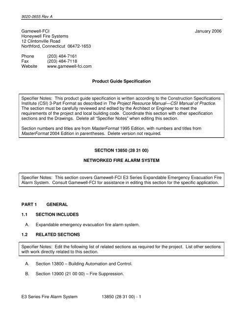 Fci Fire Panel Manual