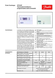 Thermostats d'ambiance programmable sÃ©rie TP7000