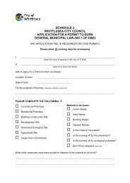 Fine appeal application form - City of Whittlesea