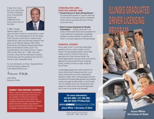 Graduated Driver License - New GDL Laws Effective January 1, 2008