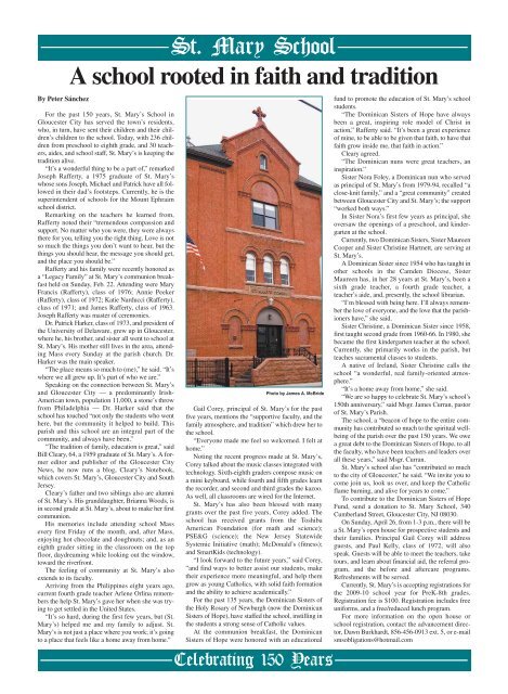 St. Mary School - Catholic Star Herald