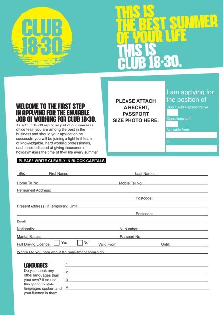 club-18-30-application-form
