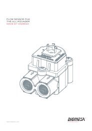 FLOW SENSOR FHKU THE ALL-ROUNDER MADE BY DIGMESA