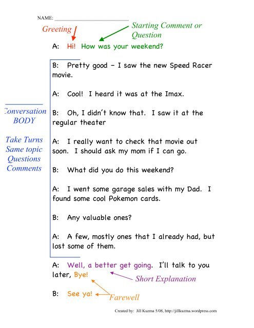 Conversation Map Coloring worksheets - WordPress.com